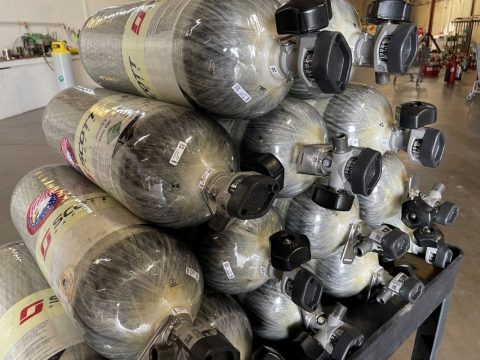 DOT High-Pressure Cylinder Testing | National Fire Systems Inc.